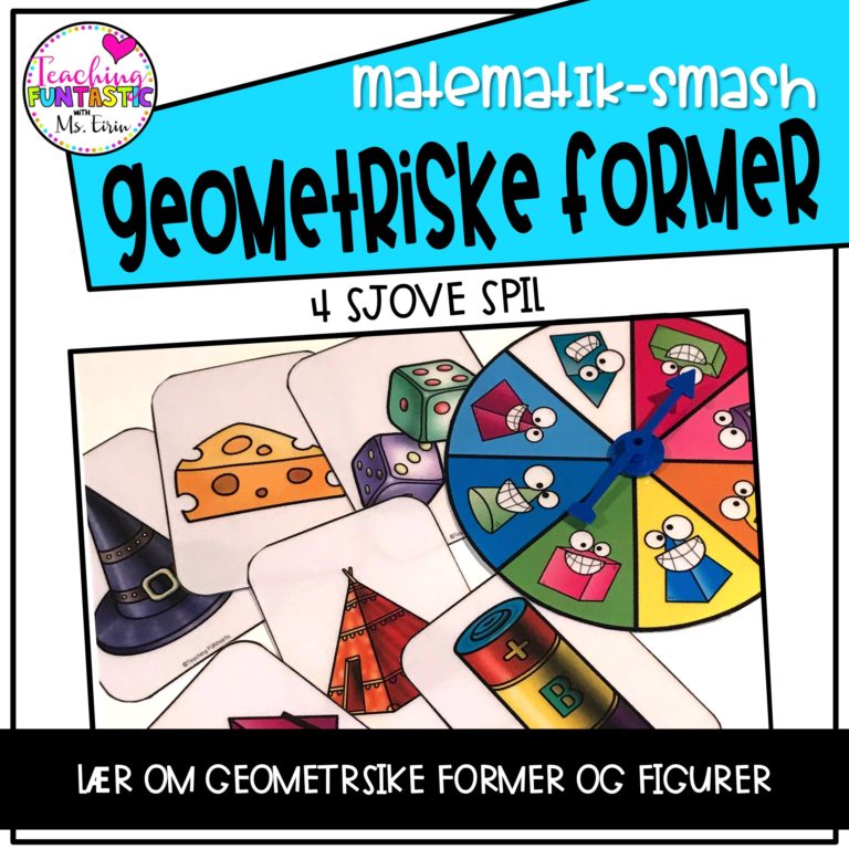 MATEMATIK-SMASH GEOMETRISKE FORMER - Teaching Funtastic