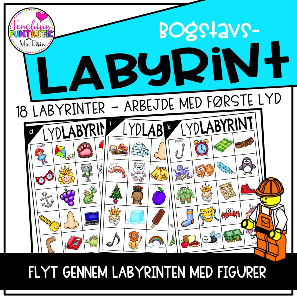 LYDLABYRINT ALFABETET - Teaching Funtastic