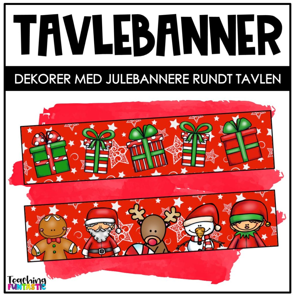 Tavlebanner til jul - Teaching Funtastic